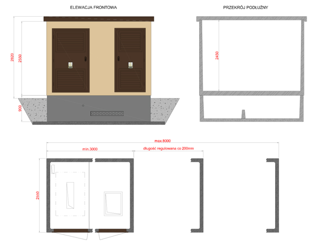 Container MV/LV Transformer Stations in concrete enclosures ...